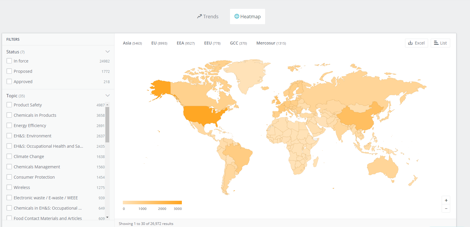 What information can I see in the heatmaps section of C2P? – Compliance ...
